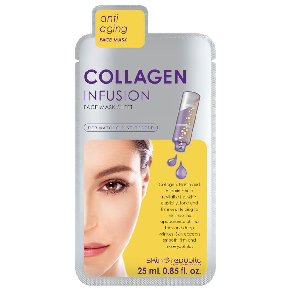 Buy Skin Republic Collagen Infusion Face Mask (10) - MyDeal Australia