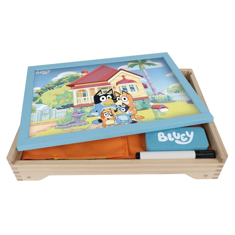 Buy Bluey - Creation Station, Playset, Magnetic Tray Table Storage With ...