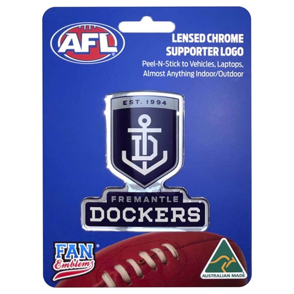 Buy Fan Emblems - AFL: Fremantle Dockers Logo Decal - MyDeal Australia
