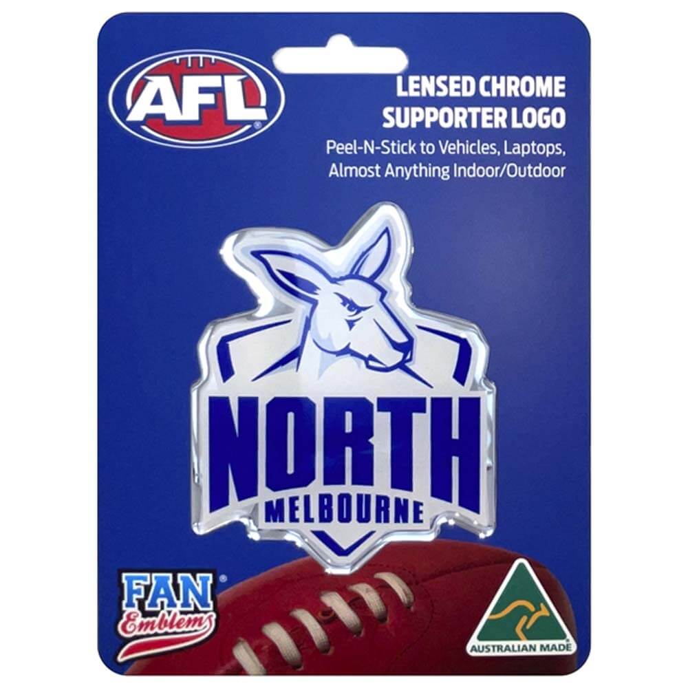 Buy Fan Emblems - AFL: North Melbourne Kangaroos Logo Decal - MyDeal ...