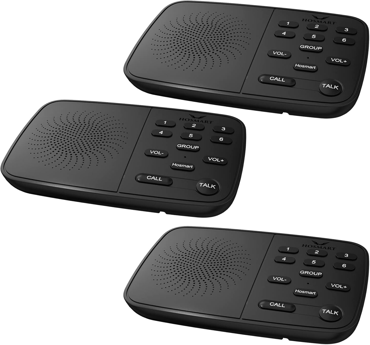 Buy Hosmart 1/2 Mile Long Range 6-Channel Security Wireless Intercom ...