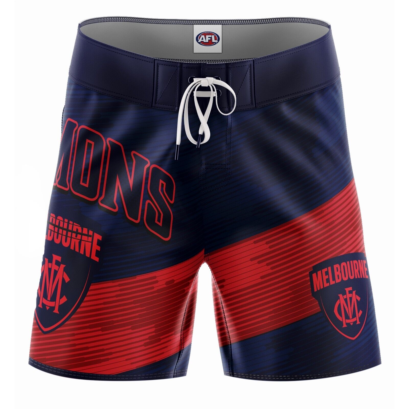 Buy AFL Barrel Board Shorts - Melbourne Demons - Swim - Adult - MyDeal ...
