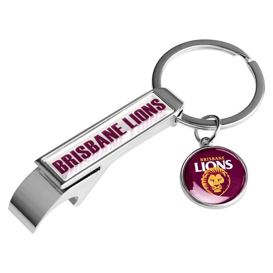Buy AFL Bottle Opener Key Ring - Brisbane Lions - Metal Keyring - Rugby ...