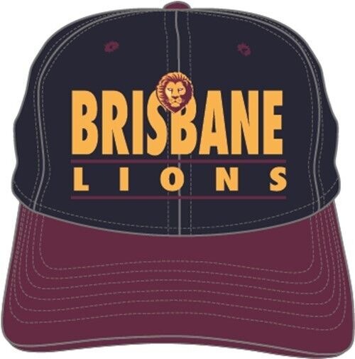 Buy AFL Crest Cap - Brisbane Lions - Hat - Mens - OSFM - MyDeal Australia