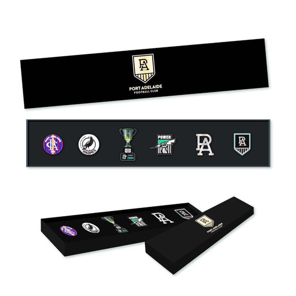 Buy AFL Evolution Pin Set - History Logos - Port Adelaide Power ...