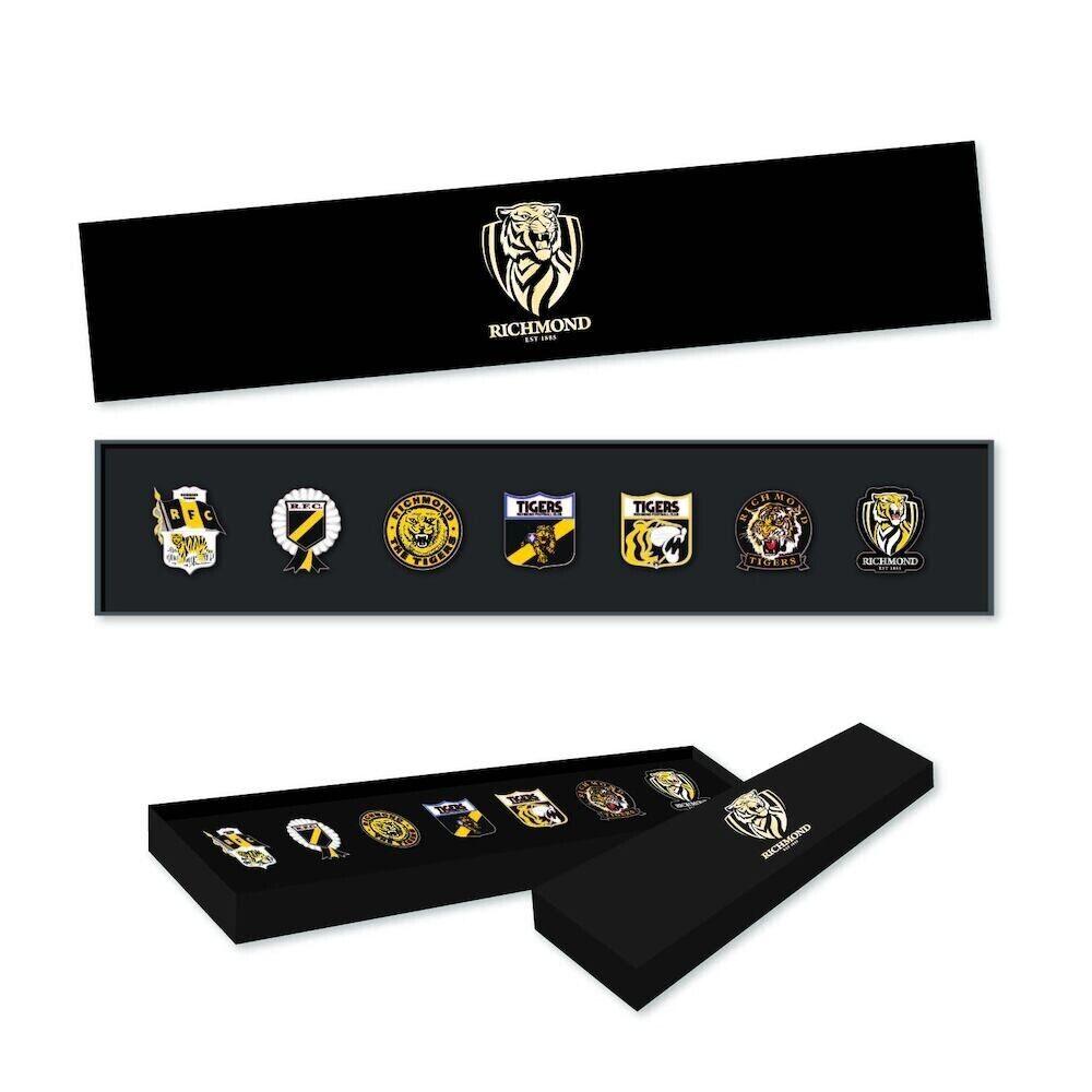 Buy AFL Evolution Pin Set - History Logos - Richmond Tigers - MyDeal ...