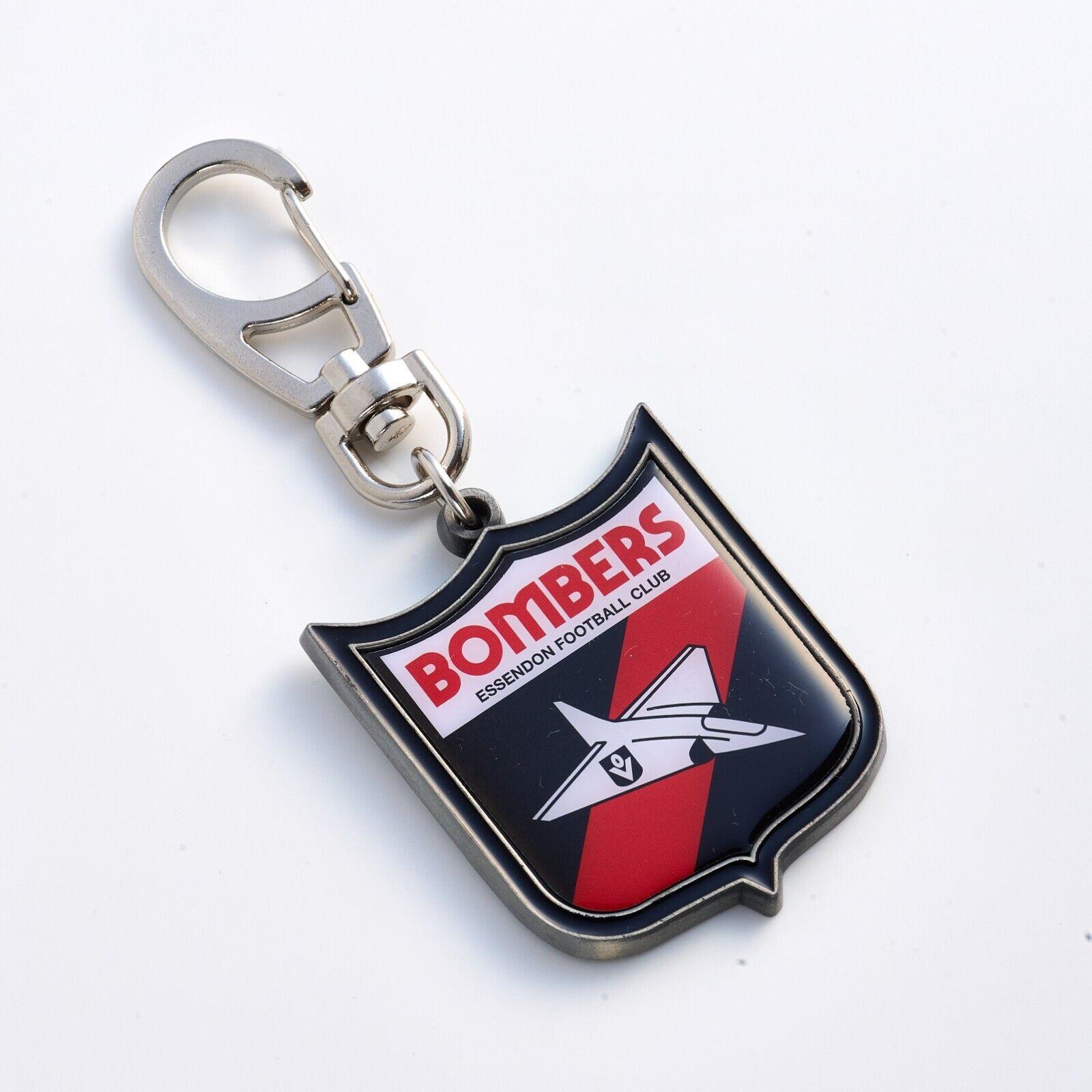 Buy AFL Heritage Metal Key Ring - Essendon Bombers - Logo Keyring ...