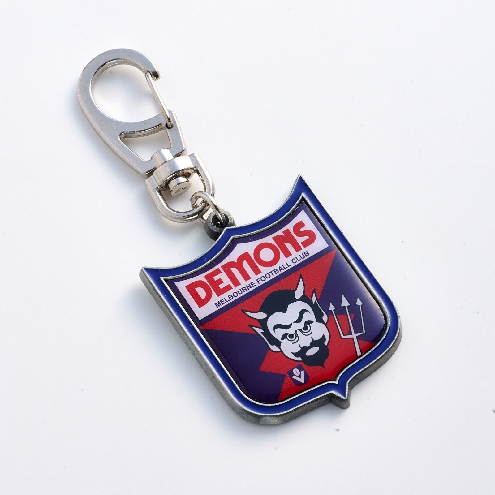 Buy AFL Heritage Metal Key Ring - Melbourne Demons - Logo Keyring ...