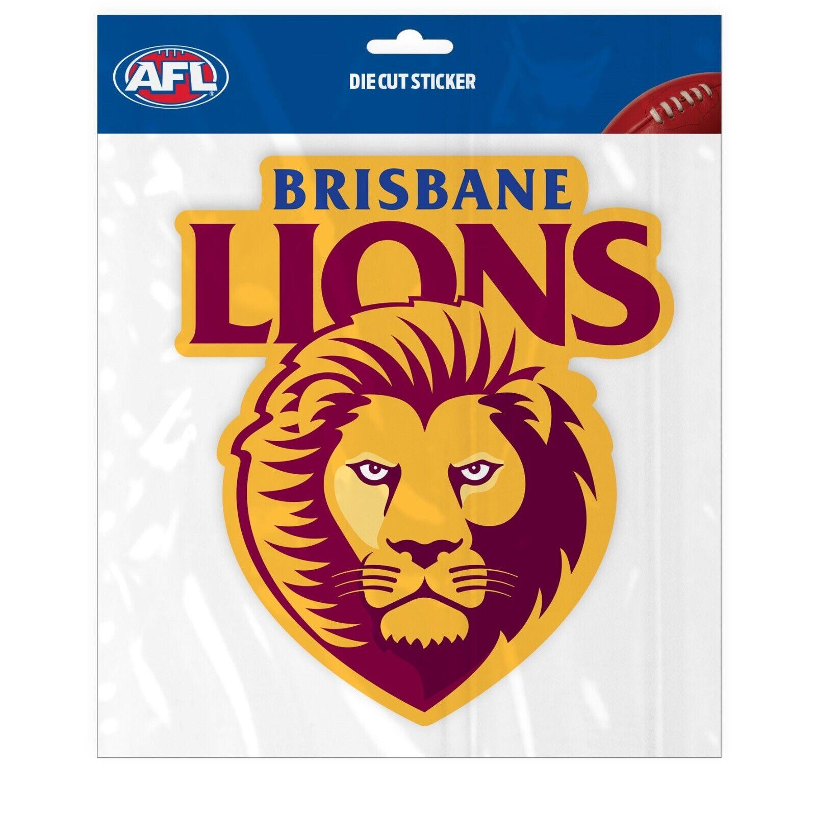 Buy AFL Logo Sticker - Brisbane Lions - 16cm x 21cm Decal - MyDeal ...