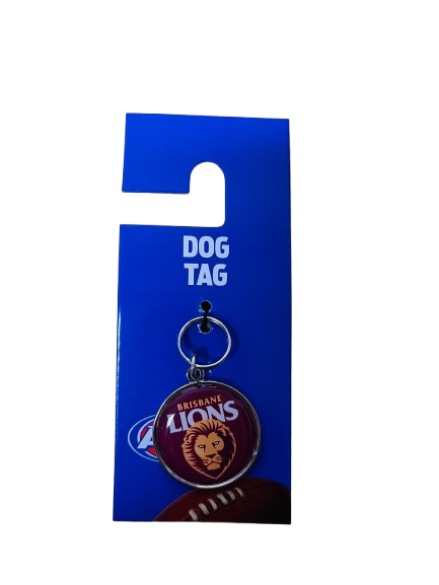 Buy AFL Pet ID Tag - Brisbane Lions - Engravable - 30mm diameter ...