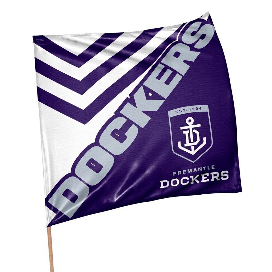Buy AFL Square Flag - Fremantle Dockers - Supporter Flag With Pole - 70 ...