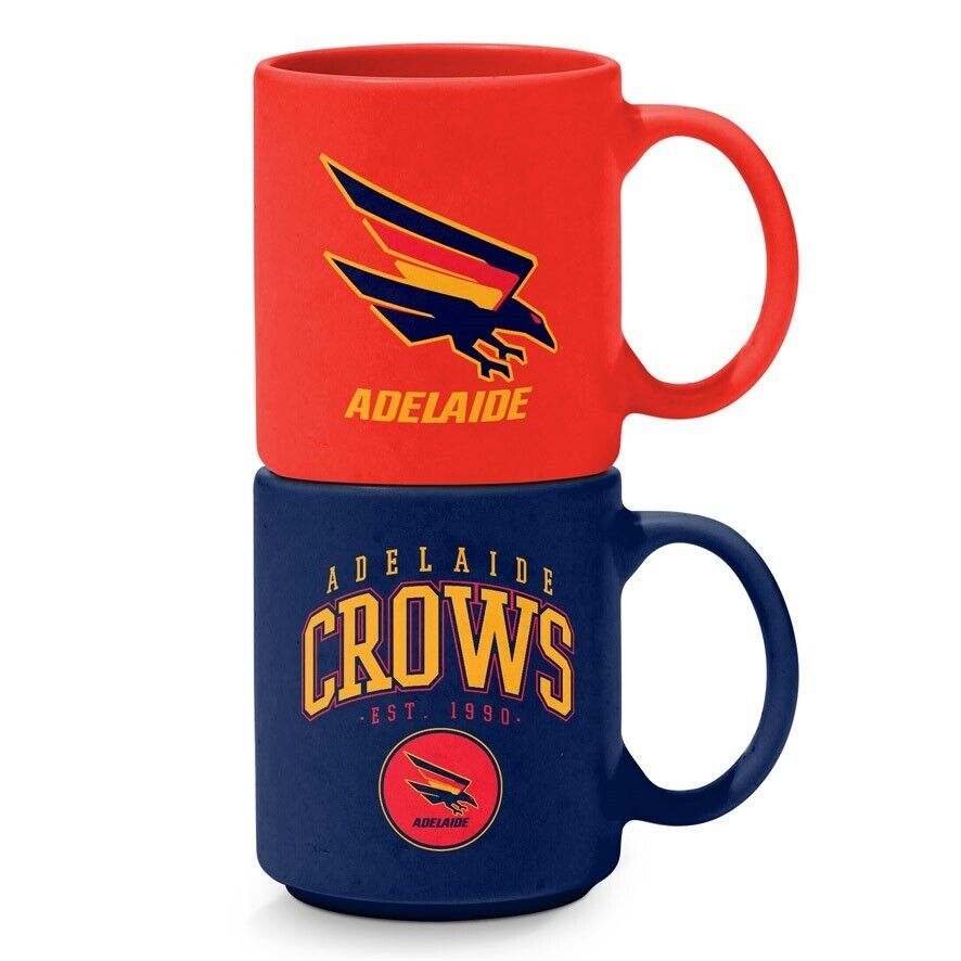 Buy AFL Stackable Mug - Adelaide Crows - Set Of 2 - Coffee Cup - 305mL ...