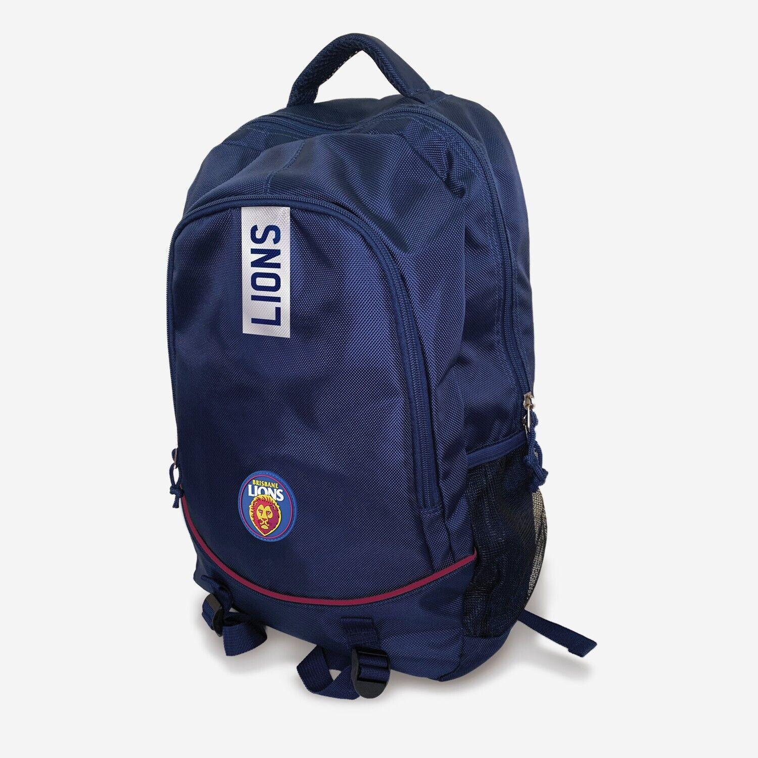 Buy AFL Stirling Backpack - Brisbane Lions - 49x32x12cm - Nylon Bag ...