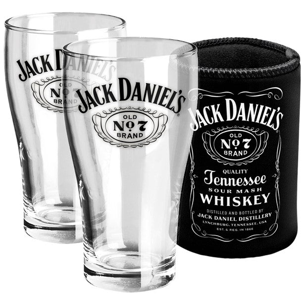 Buy Jack Daniels - Schooner & Can Cooler Set - Glasses - Stubby Holder ...