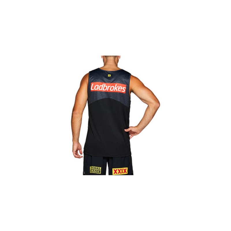 Buy NRL 2022 Brisbane Broncos - Training Singlet - Grey Black Version ...
