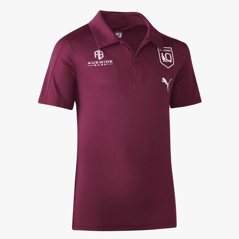 Buy NRL 2022 Polo - QLD Maroons - Youth - Rugby League - PUMA - MyDeal