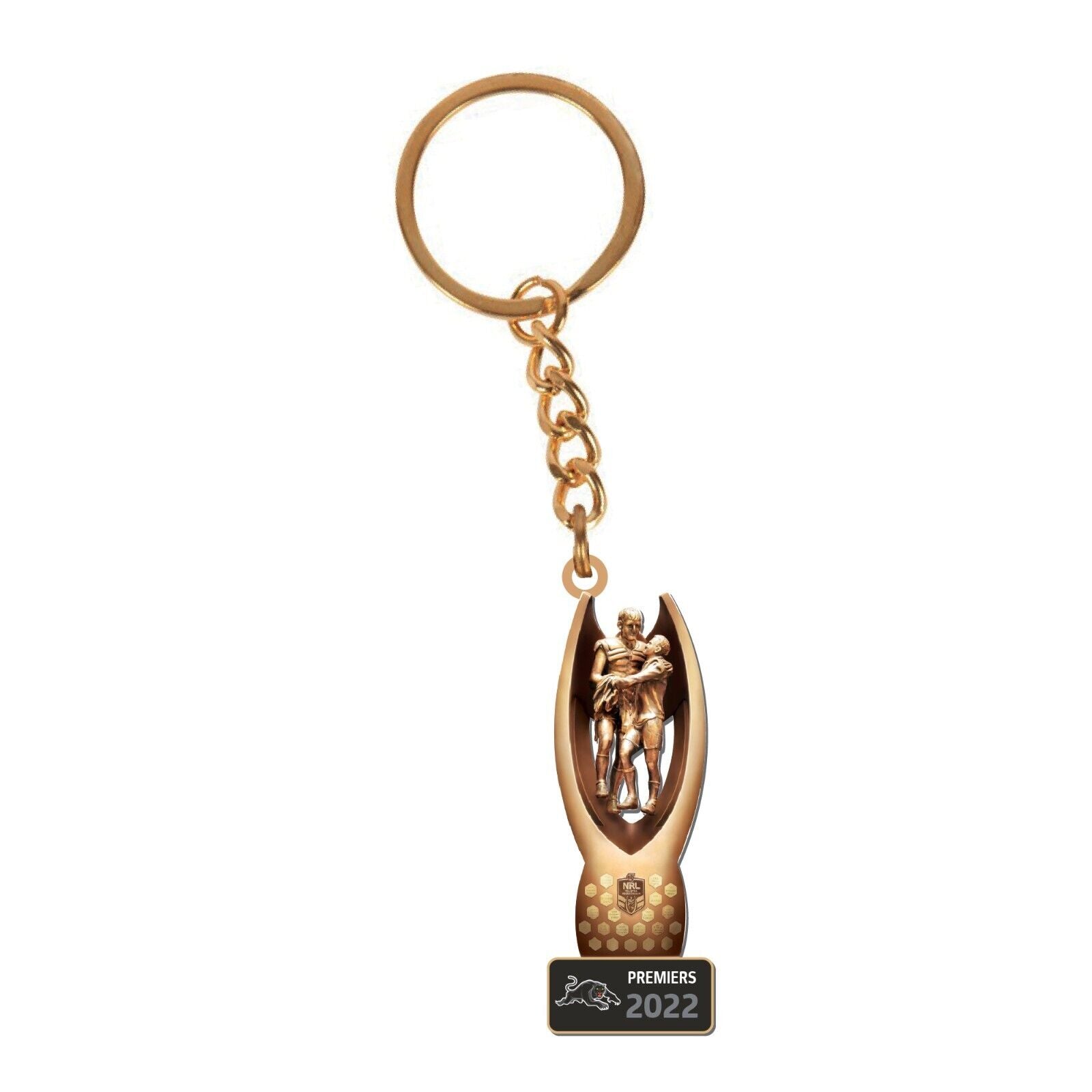 Buy NRL 2022 Premiers 3D Trophy Key Ring - Penrith Panthers - MyDeal Australia