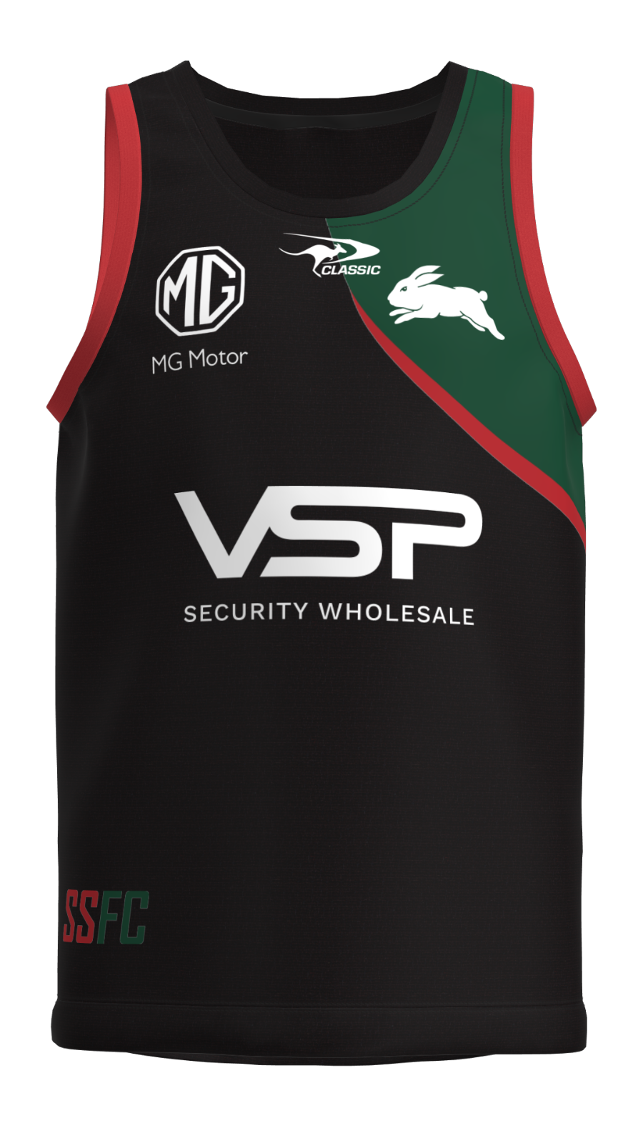 Buy NRL 2023 Training Singlet - South Sydney Rabbitohs - Black - Adult ...
