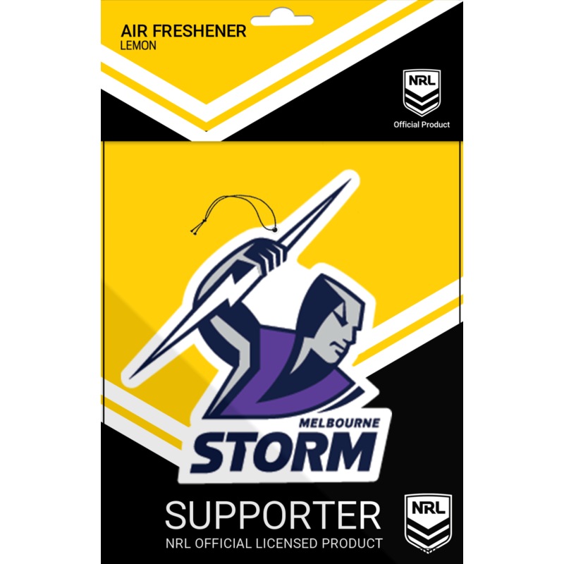 Buy NRL Car Air Freshener - Melbourne Storm - Rugby League - MyDeal