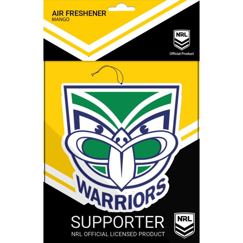Buy NRL Car Air Freshener - New Zealand Warriors - Rugby League - MyDeal