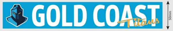 Buy NRL Car Window Decal - Gold Coast Titans - Sticker 280mm - MyDeal ...