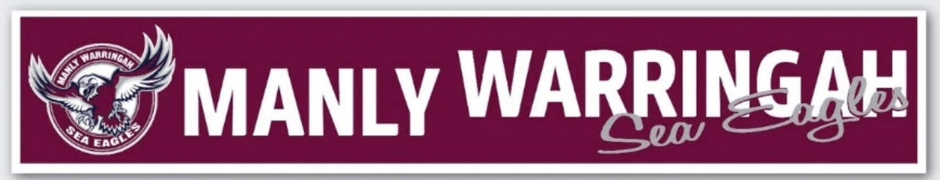 Buy NRL Car Window Decal - Manly Sea Eagles - Sticker 280mm - MyDeal ...