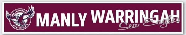 Buy NRL Car Window Decal - Manly Sea Eagles - Sticker 280mm - MyDeal ...