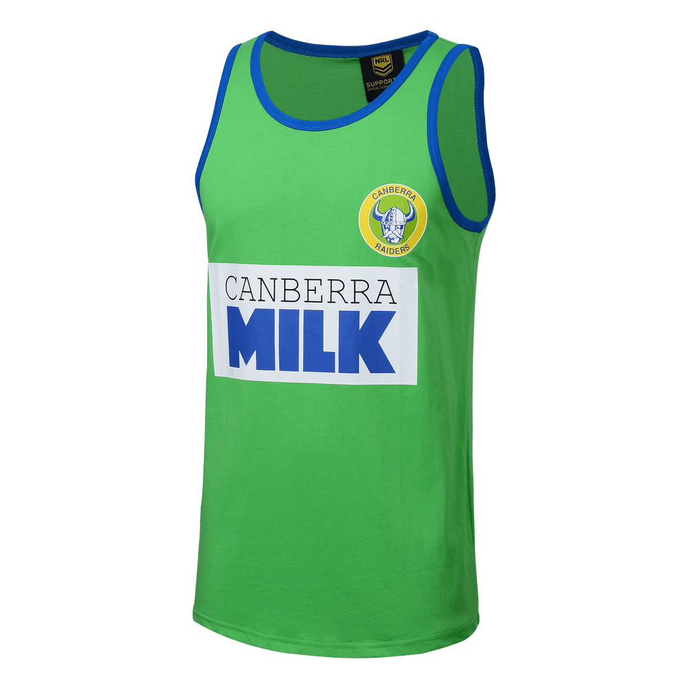 Buy NRL Cotton Retro Singlet - Canberra Raiders - Mens - Heritage ...