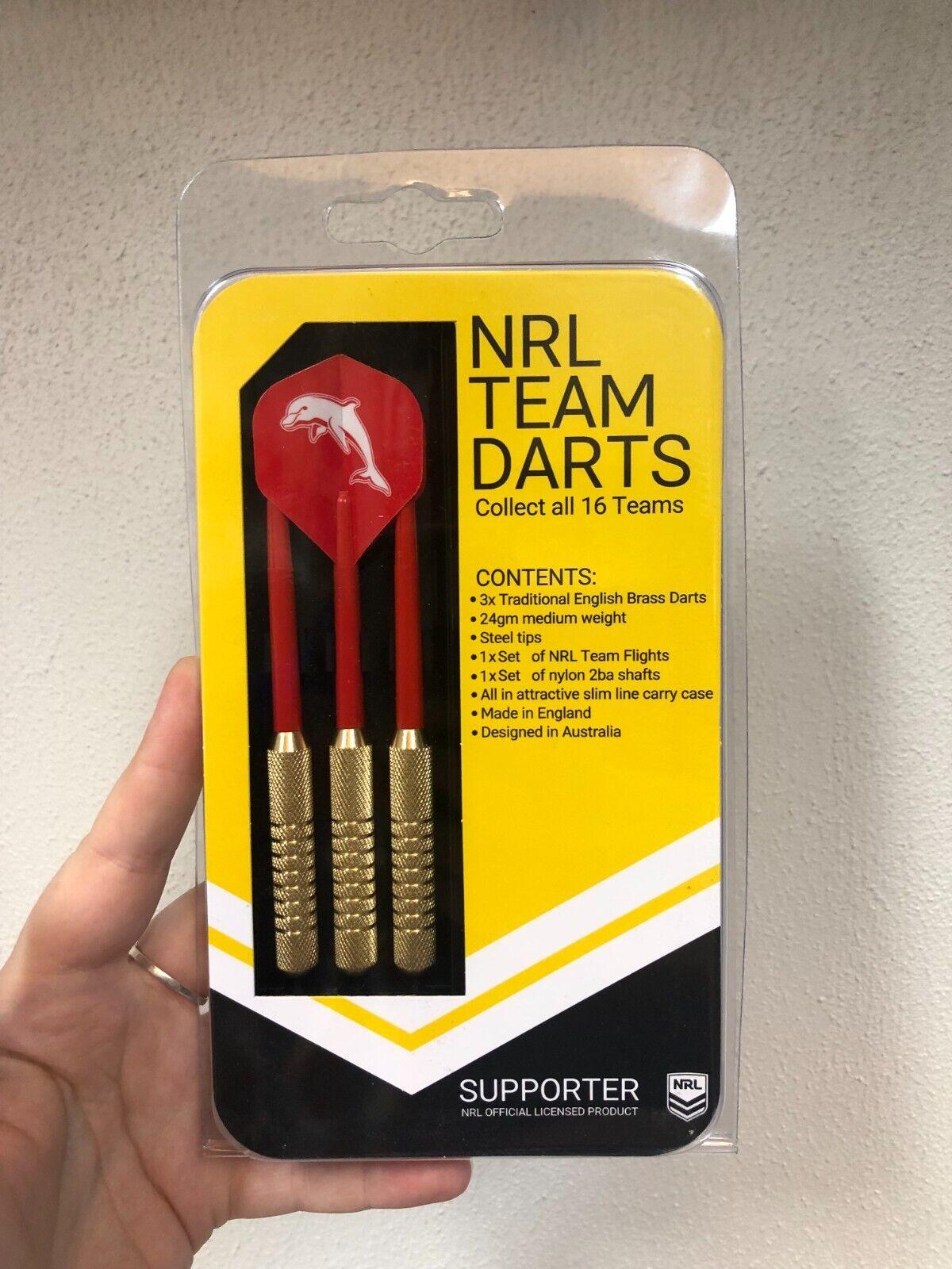 Buy NRL Darts - Dolphins - Set Of 3 With Carry Case - 24 Gram Dart ...