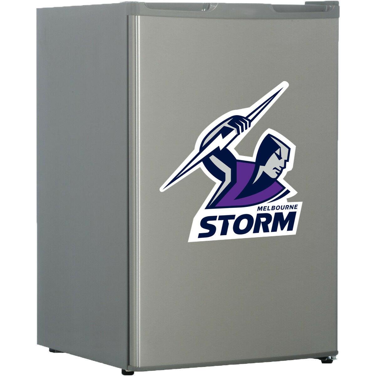 Buy NRL Fridge Decal - Melbourne Storm -Team Logo Sticker - 434x368mm ...