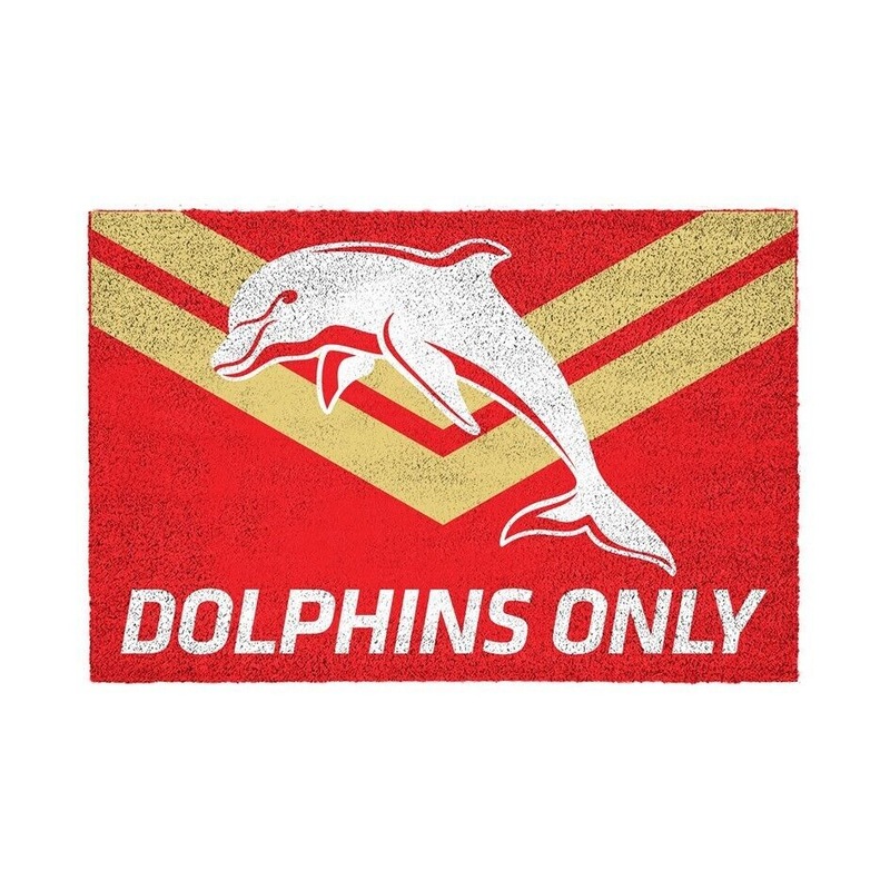 Buy NRL Front Back Door Entry Floor Mat - Dolphins - 61cm x 41cm - MyDeal