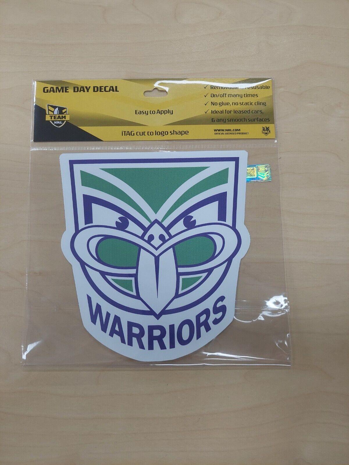 Buy NRL Game Day Decal - New Zealand Warriors - Car Sticker 180mm ...