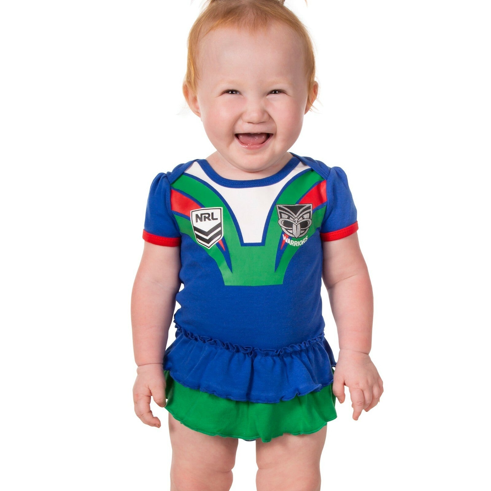 Buy NRL Girls Tutu Footy Suit Body Suit - New Zealand Warriors - Baby ...