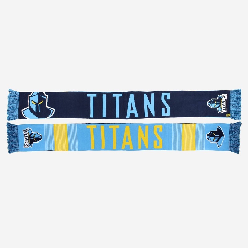Buy NRL Linebreak Scarf - Gold Coast Titans - Rugby League - Supporter ...