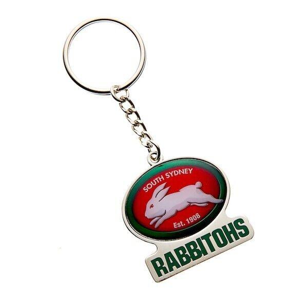 Buy NRL Logo Metal Key Ring - South Sydney Rabbitohs - Keyring - Rugby ...
