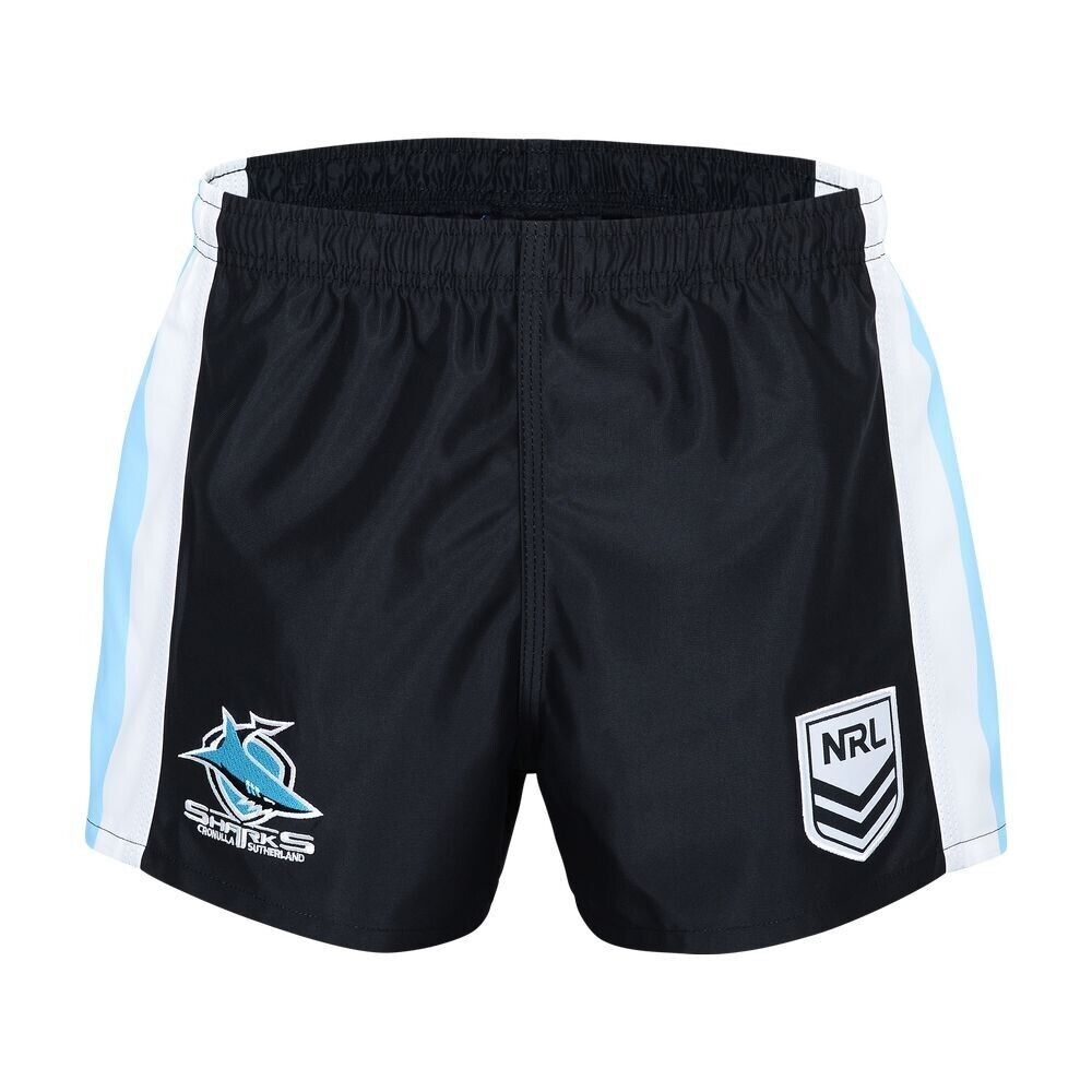 Buy NRL Logo Supporter Footy Shorts - Cronulla Sharks - Adult - Mens ...