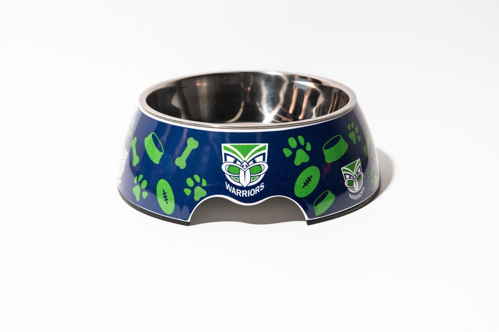 Buy NRL Pet Bowl - New Zealand Warriors - Food Water - Dog Cat - MyDeal ...