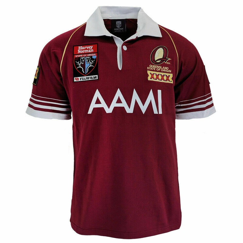 Buy NRL Retro Heritage Jersey - QLD Maroons 2006 - State of Origin ...