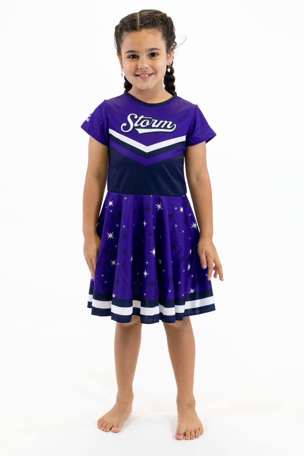 Buy NRL Superstar Dress - Melbourne Storm - Girls - Toddler - Kid ...