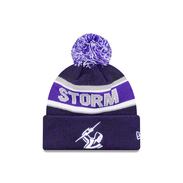 Buy NRL Team Colours Beanie - Melbourne Storm - Adult - Unisex - Hat ...