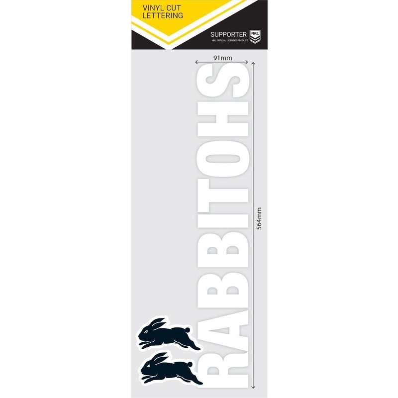 Buy NRL Team Name Lettering Decal - South Sydney Rabbitohs - Car ...