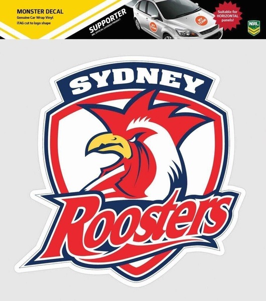Buy NRL Truck Decal - Sydney Roosters - Sticker - Team Logo - 470mm ...