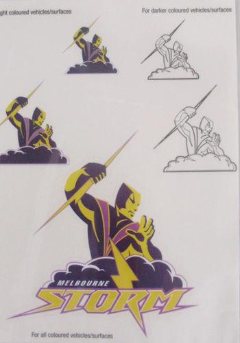 Buy NRL UV Decal Sticker Set - Melbourne Storm - - MyDeal Australia