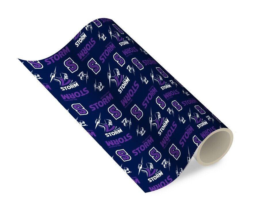 Buy NRL Wrapping paper - Melbourne Storm - New Design - Gift Wrap ...