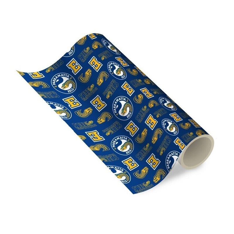 Buy NRL Wrapping paper - Paramatta Eels - New Design - Gift Wrap - 49cm ...