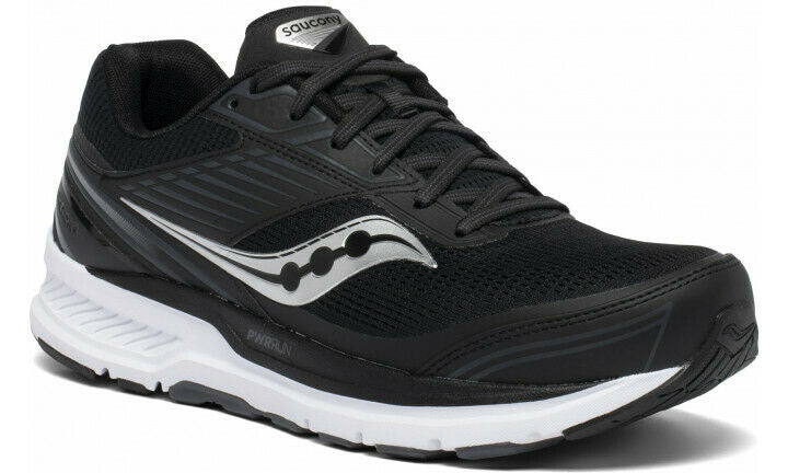 Buy SAUCONY Echelon 8 - Black/White - Power Run Midsole - Form Fit ...