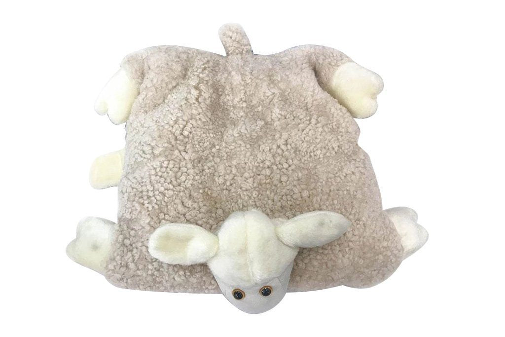 Buy UGG Curly Pillow Cozy Sheep Shaped Cushion, Sanitized Wool Toy ...