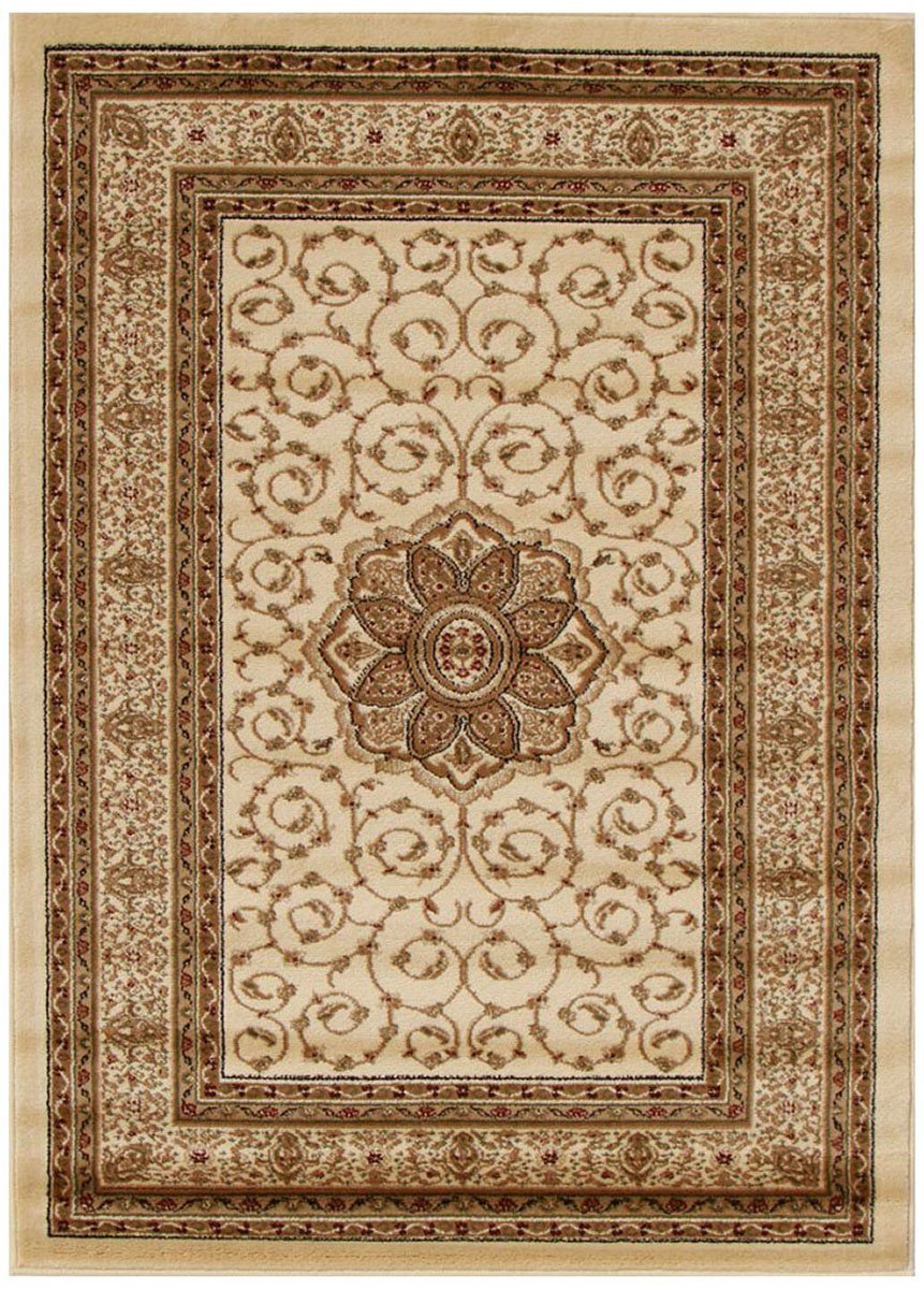 Buy Istanbul Collection Medallion Classic Pattern Ivory Rug - MyDeal ...