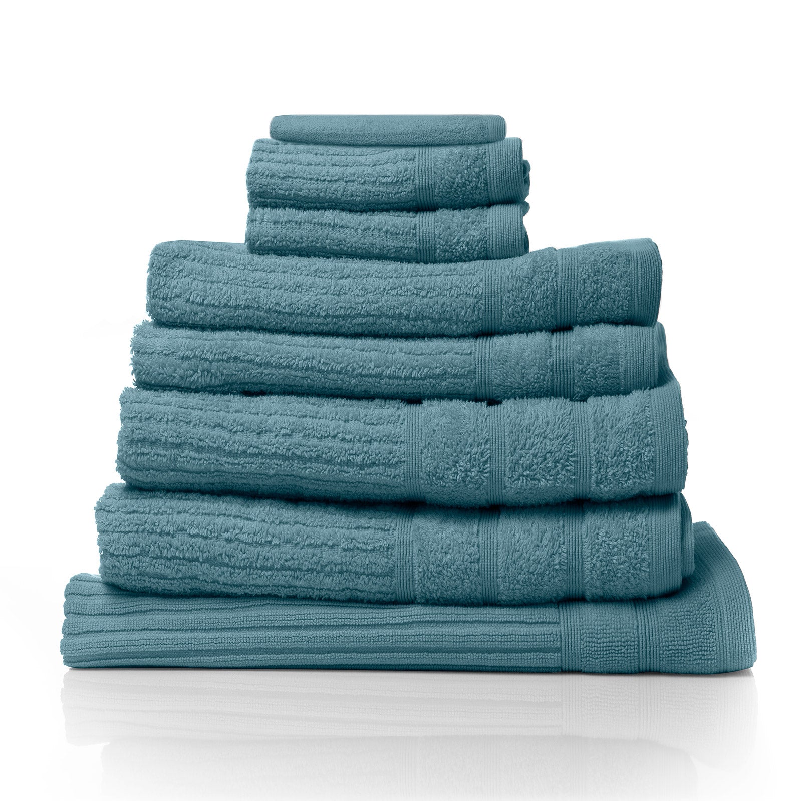 Buy Royal Comfort Eden Cotton 600GSM Luxury Bath Towels Set - 8 PEICE ...