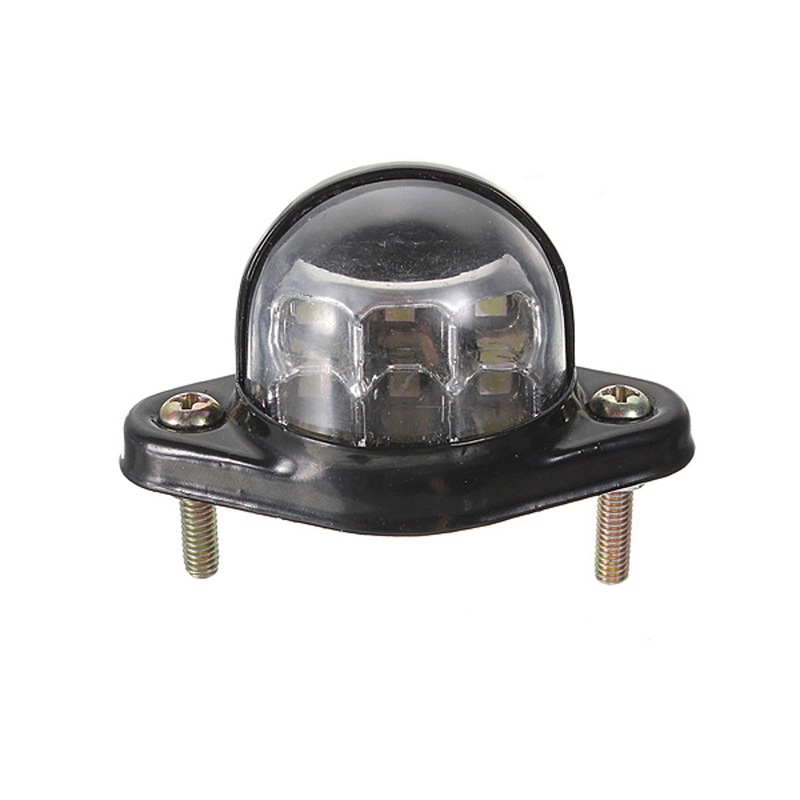 Buy 12V 6 LED Number License Plate Light Reflector Tail Rear Car Bike ...